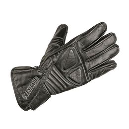 Nerf NERVE Motorradhandschuhe Dark Leather Polsterung über den Fingerknöcheln, schwarz