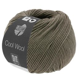 Lana Grossa Lana Grossa - Cool Wool Melange 1422 dunkelbraun meliert Häkelwolle