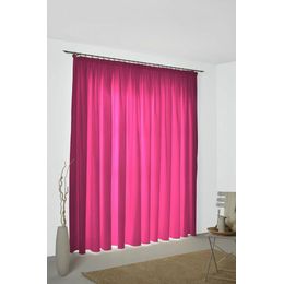 Vorhang Dim out, WIRTH, Multifunktionsband (1 St), verdunkelnd, Jacquard, rosa