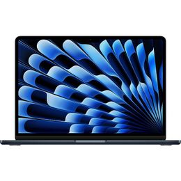 Apple MacBook Air (2024), MRXV3D/A, Notebook, mit 13,6 Zoll Display, M3 Prozessor, 8 GB RAM, 256 SSD, Mitternacht, macOS