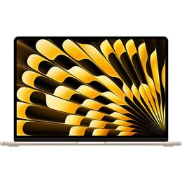 Apple MacBook Air (2024), MRYR3D/A, Notebook, mit 15,3 Zoll Display, M3 Prozessor, 8 GB RAM, 256 SSD, Polarstern, macOS