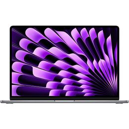 Apple MacBook Air (2024), MRYN3D/A, Notebook, mit 15,3 Zoll Display, M3 Prozessor, 8 GB RAM, 512 SSD, Space Grau, macOS