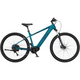 FISCHER BIKE FISCHER Fahrrad E-Bike MONTIS 4.1I 630, 10 Gang Shimano Deore Schaltwerk, Kettenschaltung, Mittelmotor, 630 Wh Akku, (Schloss), Pedelec, Elektrofahrrad für Damen u. Herren, MTB, Mountainbike, blau