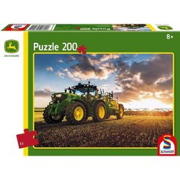 John Deere, Traktor 6150R mit Güllefass (Kinderpuzzle)