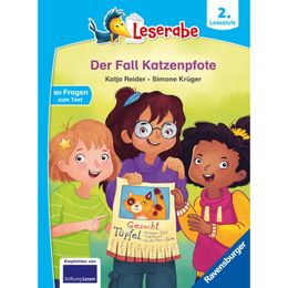 RAVENSBURGER VERLAG Der Fall Katzenpfote - Leserabe ab 2. Klasse - Erstlesebuch für Kinder ab 7 Jahren - Katja Reider, Gebunden