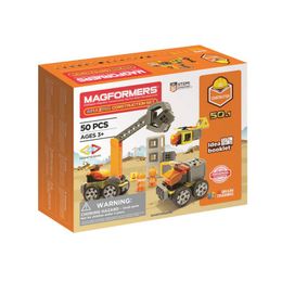 Magnet-Bausatz Magformers 278-57 AMAZING CONSTRUCTION SET 50-teilig in orange