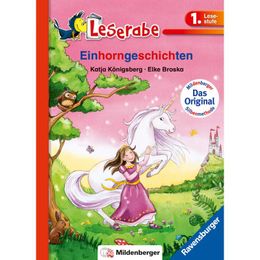 RAVENSBURGER VERLAG Einhorngeschichten - Leserabe 1. Klasse - Erstlesebuch für Kinder ab 6 Jahren - Katja Königsberg, Kartoniert (TB)
