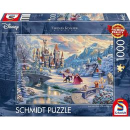 Schmidt Spiele Disney, Die Schöne und das Biest, Wintertraum (Puzzle)