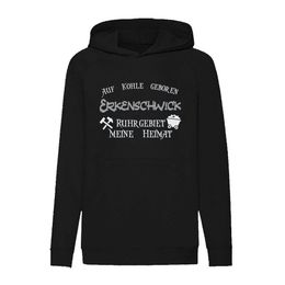 G-graphics Hoodie Auf Kohle geboren – ERKENSCHWICK – Ruhrgebiet