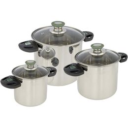 Bo-Camp Edelstahl-Kochtopfset Elegance Compact