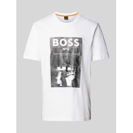 BOSS Orange T-Shirt mit Logo-Motiv-Print