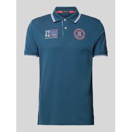 Christian Berg Regular Fit Poloshirt mit Label-Badges