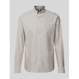 Profuomo Slim Fit Business-Hemd mit Button-Down-Kragen
