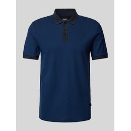 BOSS Slim Fit Poloshirt mit Strukturmuster Modell 'Phillipson'