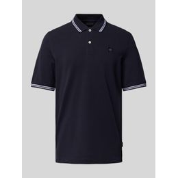 Bugatti Poloshirt mit Kontrastbesatz