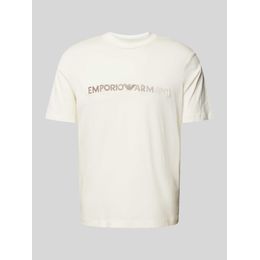 Emporio Armani T-Shirt mit Label-Stitching