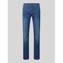 MAC Slim Fit Jeans mit Knopfverschluss Modell "ARNE PIPE"