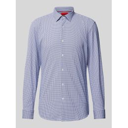 Hugo Slim Fit Business-Hemd mit Allover-Muster Modell 'Kenno'
