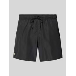 Lacoste Badehose mit Logo-Patch Modell 'Basic'