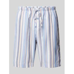 Hanro Pyjama-Hose mit Streifenmuster