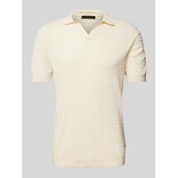 Drykorn Regular Fit Poloshirt mit V-Ausschnitt Modell 'Braian'