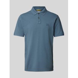 Camel Active Regular Fit Poloshirt mit Logo-Stitching