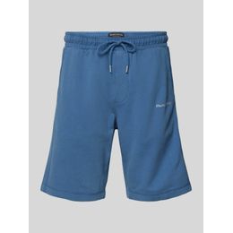 Marc O'Polo Shorts in unifarbenem Design mit elastischem Bund