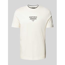 Emporio Armani T-Shirt mit Label-Print