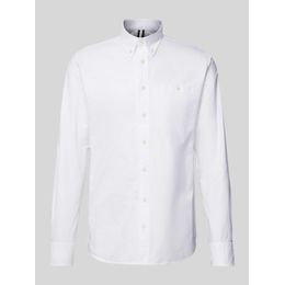 Profuomo Slim Fit Business-Hemd mit Button-Down-Kragen