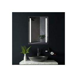 HOKO Badspiegel LED Antibeschlag Wandspiegel 50x70/60x80cm+ LED Wechsel (Warmweiß