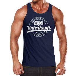 MoonWorks Tanktop Chronisch Unterhopft Tank-Top Chronisch Unterhopft since ever MoonWorks® mit Print