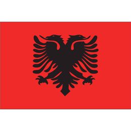 flaggenmeer Flagge Flagge Albanien 110 g/m² Querformat