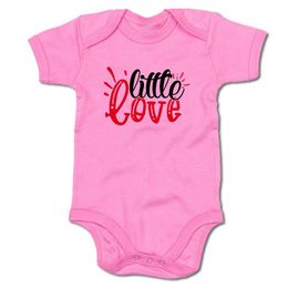 G-graphics Kurzarmbody Little love Baby Body mit Spruch / Sprüche / Print / Motiv