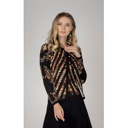 Passioni 2-in-1-Strickjacke Twinset mit Mustermix und Glitzerdetails (2er-Pack)