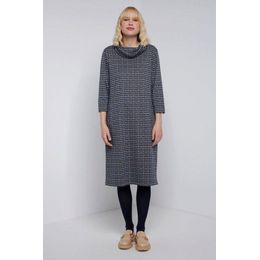 Gina Laura Sommerkleid Kleid Muster Stehkragen Langarm