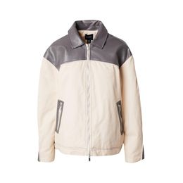 Nasty Gal Jacke Damen Größe XXS kitt / dunkelgrau