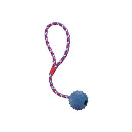 Nobby Kauball Nobby Rubber Line Ball mit Glocke und Seil