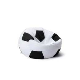 Lumaland Sitzsack Luxury Fußball gaming Sitzkissen Bodenkissen