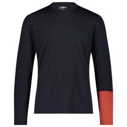CMP - Longsleeve Polyamid T-Shirt - Funktionsshirt Gr 46 schwarz/blau