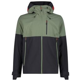 CMP - Jacket Fix Hood 3 Layer - Regenjacke Gr 46 schwarz