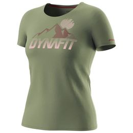 Dynafit - Women's Transalper Graphic S/S Tee - Funktionsshirt Gr XS oliv