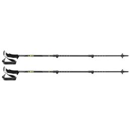 Leki - Khumbu Lite Pro - Trekkingstöcke Länge 100 - 135 cm schwarz/gelb