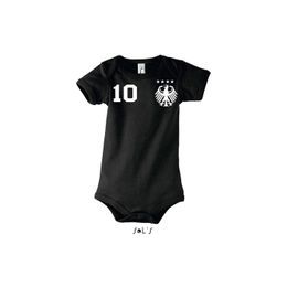 Blondie & Brownie Blondie & Brownie Strampler Deutschland Germany Kinder Baby Sport Trikot Body Fussball Meister EM