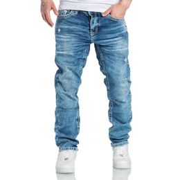 Amaci&Sons Amaci&Sons Stretch-Jeans Columbus Herren Regular Slim Denim Hose
