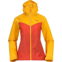 Bergans Trainingsjacke, gelb|rot