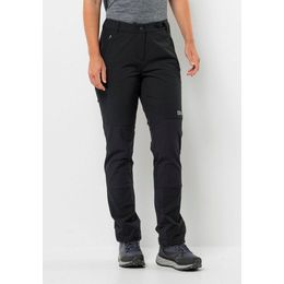 Jack Wolfskin Outdoorhose ANDUR PANTS W, schwarz