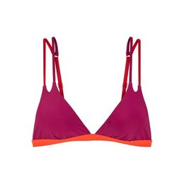 s.Oliver Bikinitop 'Yella' Damen Gr&ouml;&szlig;e 75 beere / neonorange