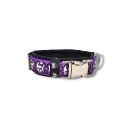 D by E Couture Hunde-Halsband "Lilac Skulls"