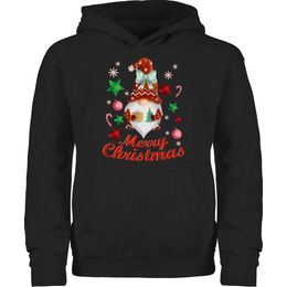 Shirtracer Hoodie Weihnachtlicher Wichtel Weihnachten Kleidung Kinder