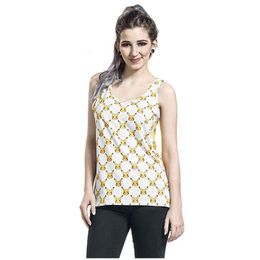 POKÉMON Tanktop Pikachu Tank T-Shirt Damen Sommer Top XS S M L XL WEISS